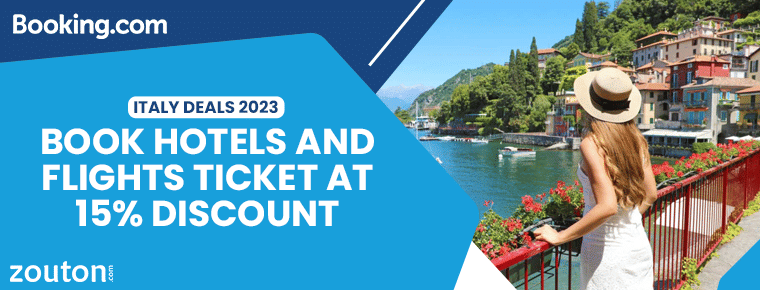 Booking.Com Italy Deals | August Edition | Book Hotels And Flights ...