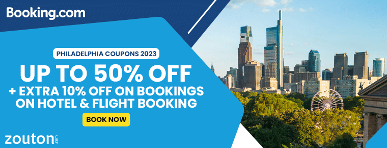 Booking.com Philadelphia Coupons 2023 | Up To 50% + Extra 10% Off On Bookings On Hotel & Flight ...