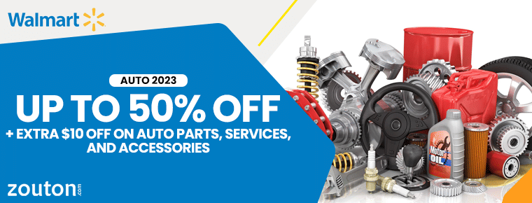 Walmart Auto | September Edition: Up To 50% + Extra $10 Off On Auto ...