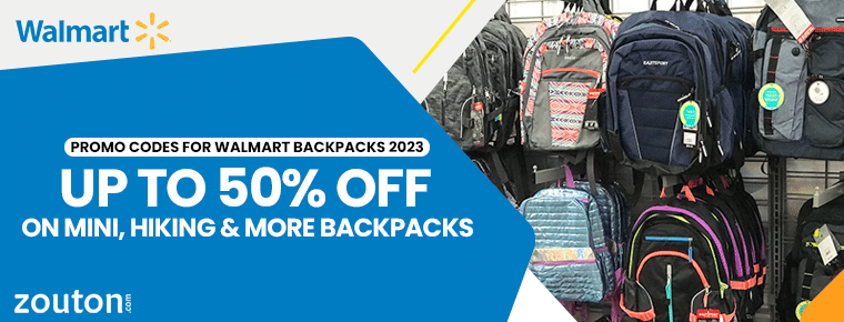 Promo Codes for Walmart Backpacks | September 2023 | Up to 50% off on ...