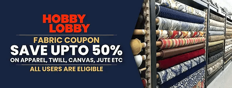 Hobby Lobby Printable Coupon | 50% + Extra 40% Off | April 2022