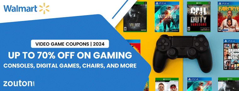 Walmart Video Game Coupons | April 2024 | Up to 70% off On Gaming ...