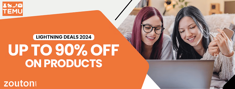 TEMU Lightning Deals | January 2024 | Up To 90% Off on Products