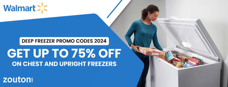 Walmart Deep Freezer Promo Codes | June 2024 | Up to 75% off on Chest ...