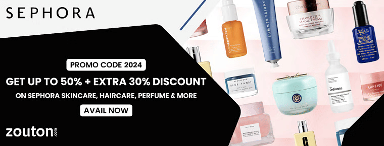 Sephora Promo Code | April 2024 | Get Up To 50% + Extra 30% Discount On ...