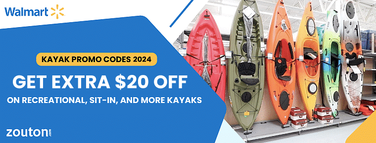 Walmart Kayak Promo Codes | August 2024 | Get Extra $20 Off on ...