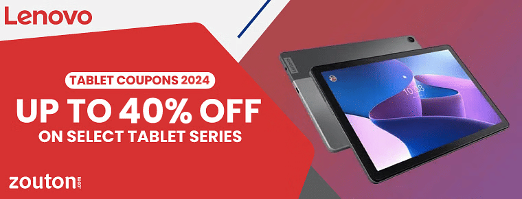 Lenovo Tablet Coupons | June 2024 | Up To 40% Off On Select Tablet Series