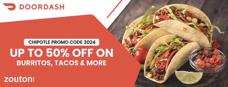 DoorDash Chipotle Promo Code | February 2024 | Up to 50% Off On ...
