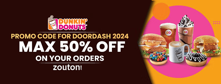 Dunkin’ Donuts Promo Code For DoorDash | January 2024: Max 50% Off on ...