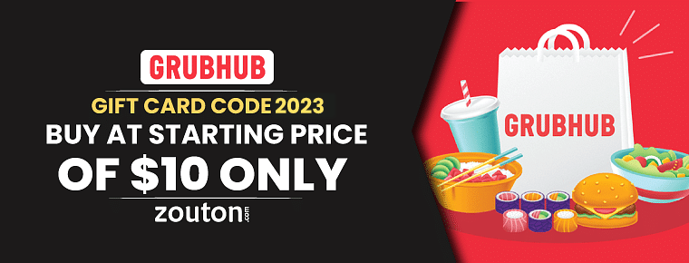 Grubhub Gift Card Code | November 2023 | Buy At Starting Price Of $10 Only