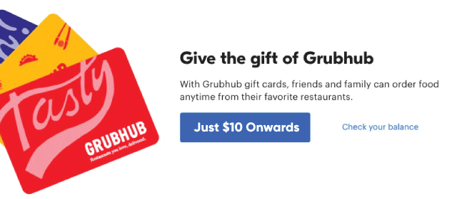 Grubhub Gift Card Code 2021 | Redeem Free Grubhub Gift Card - Zouton