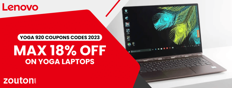 Lenovo Yoga 920 Coupons Codes 2024 | Maximum 18% Off On Yoga Laptops