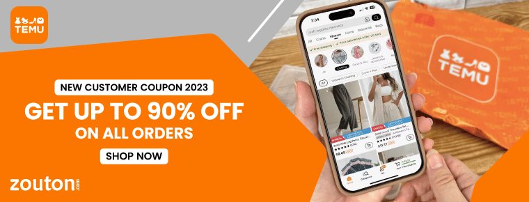 TEMU New Customer Coupon | September 2023 | Up To 90% Off on All Orders