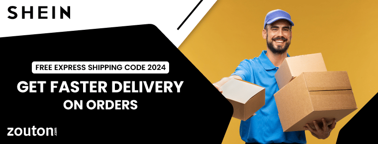 Shein Free Express Shipping Code | September 2024 | Get Faster Delivery ...